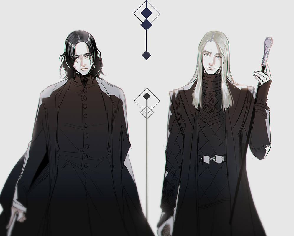 Severus Snape Vs Lucius Malfoy By Usaki1987 On Deviantart