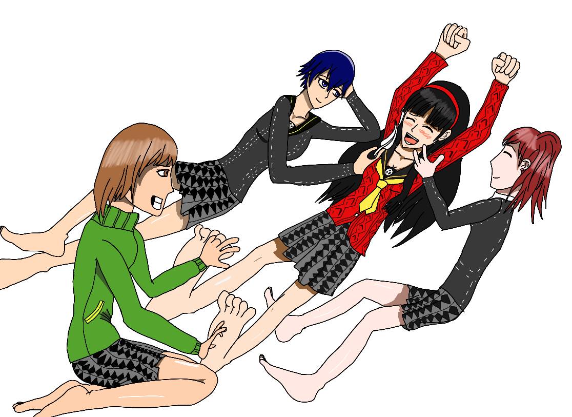 Yukiko Amagi Tickled Persona 4 By Tgadoesart On Deviantart