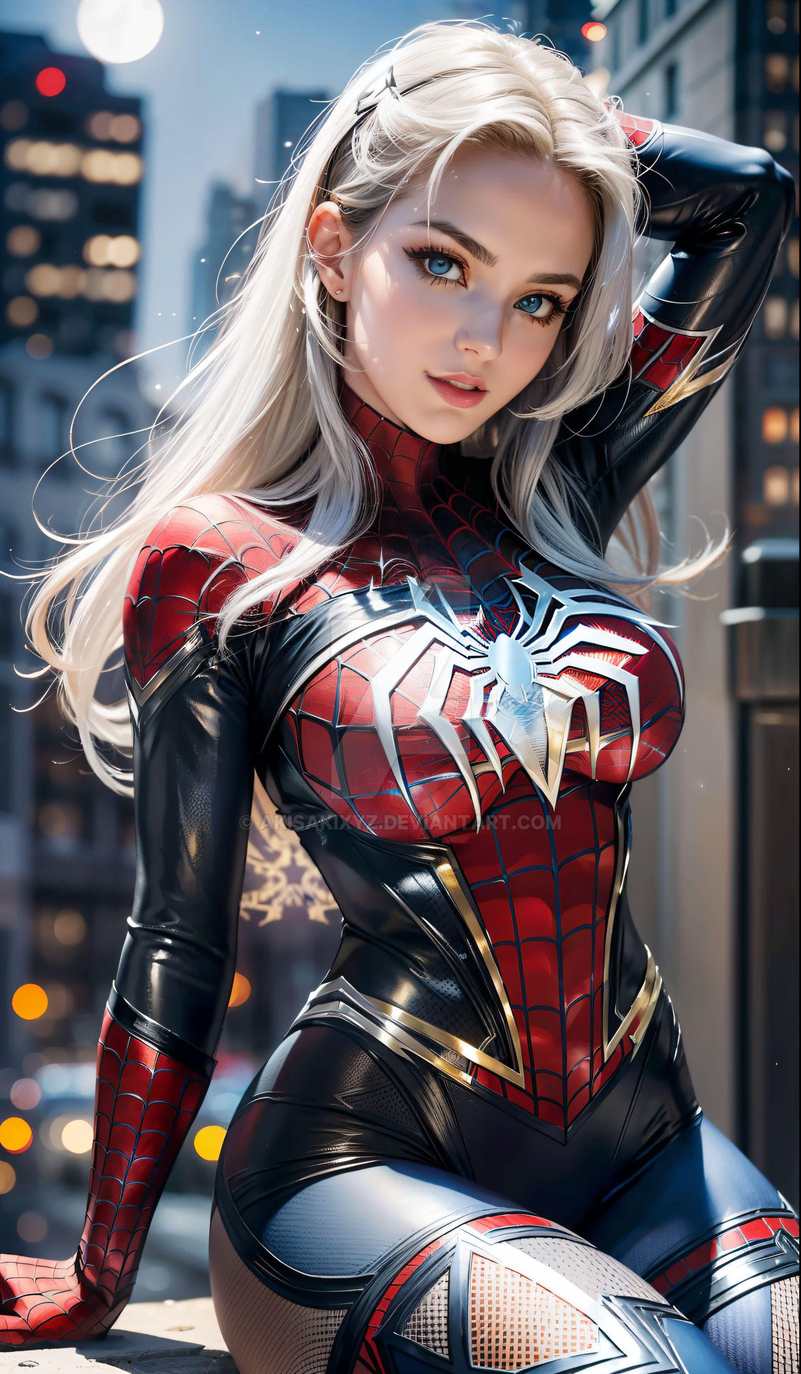 Hot Spidergirl By Akisakixyz On Deviantart