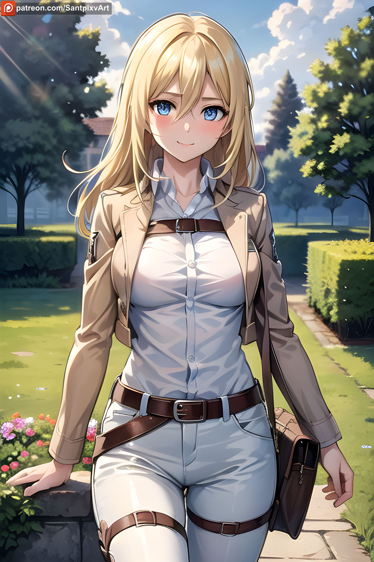 Historia Reiss In Garden Attack On Titan By Santpixv On Deviantart