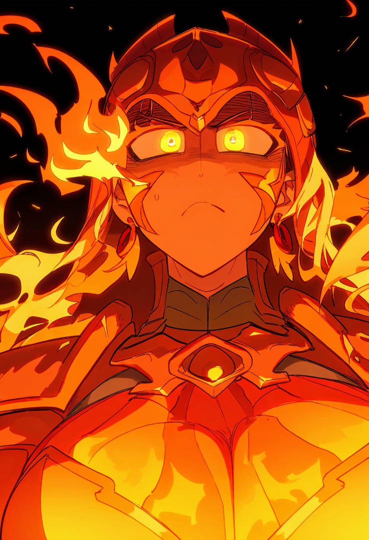 Female Fire Elemental 6 By Pinglefaz On Deviantart