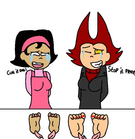 Nene And Cassandras Ticklish Feet By Peniliancasserole On Deviantart