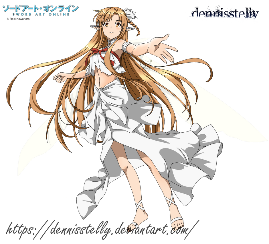 Alfheim Online Asuna Titania By Dennisstelly On Deviantart