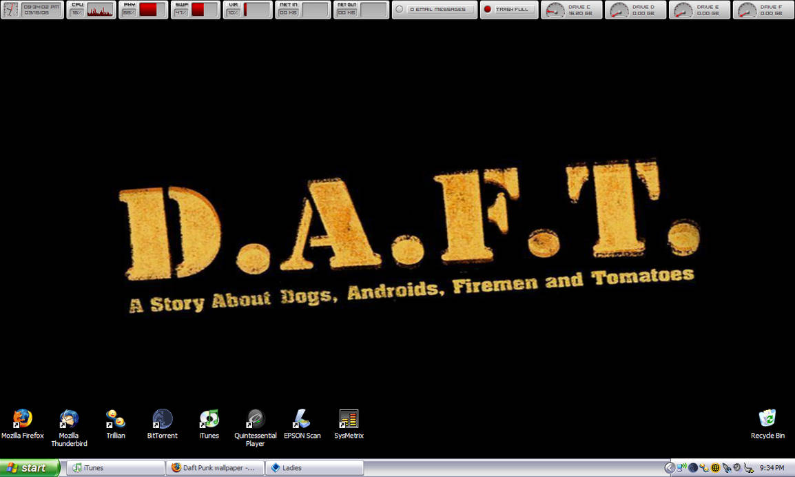 Daft Punk Desktop by Peanut13utter on DeviantArt