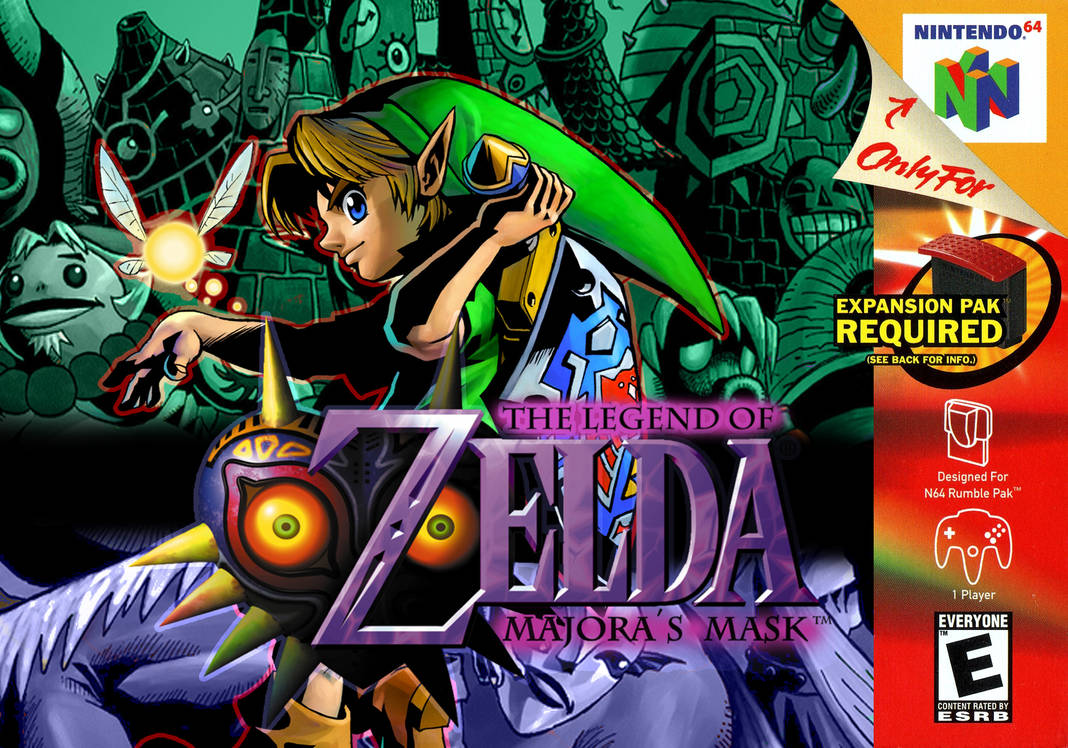 Zelda Majoras Mask Japanese With Usa Box Design By Luchodieis On Deviantart