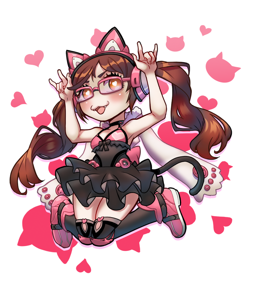 Commission Lucky Chloe With Glasses By Ewder On Deviantart