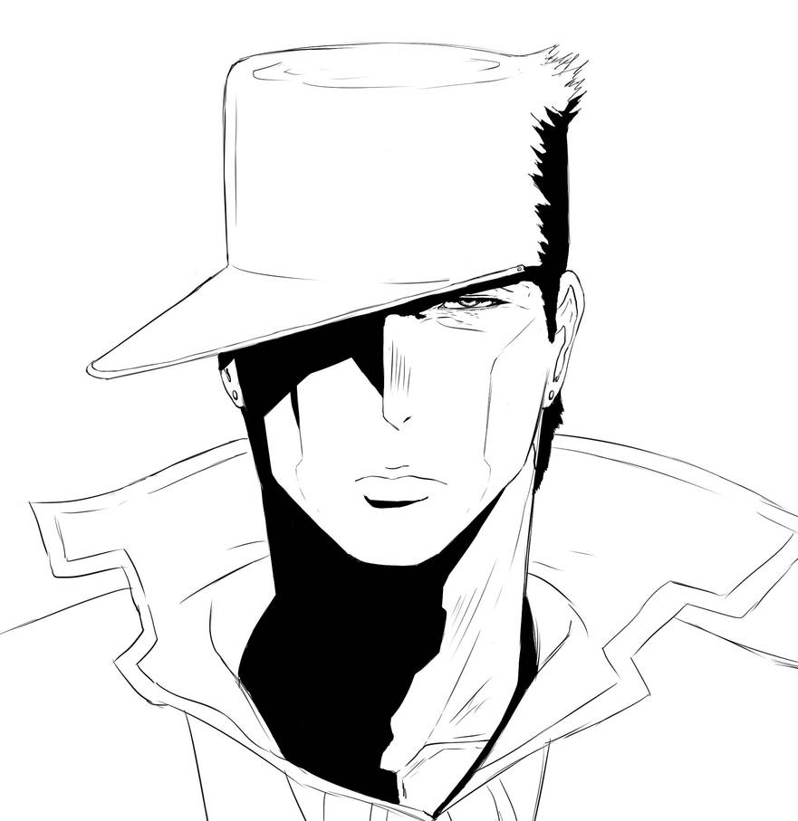 Kujo Jotaro - Quick sketch by Orixur on DeviantArt Kujo Jotaro - Quick sketch by Orixur on DeviantArt