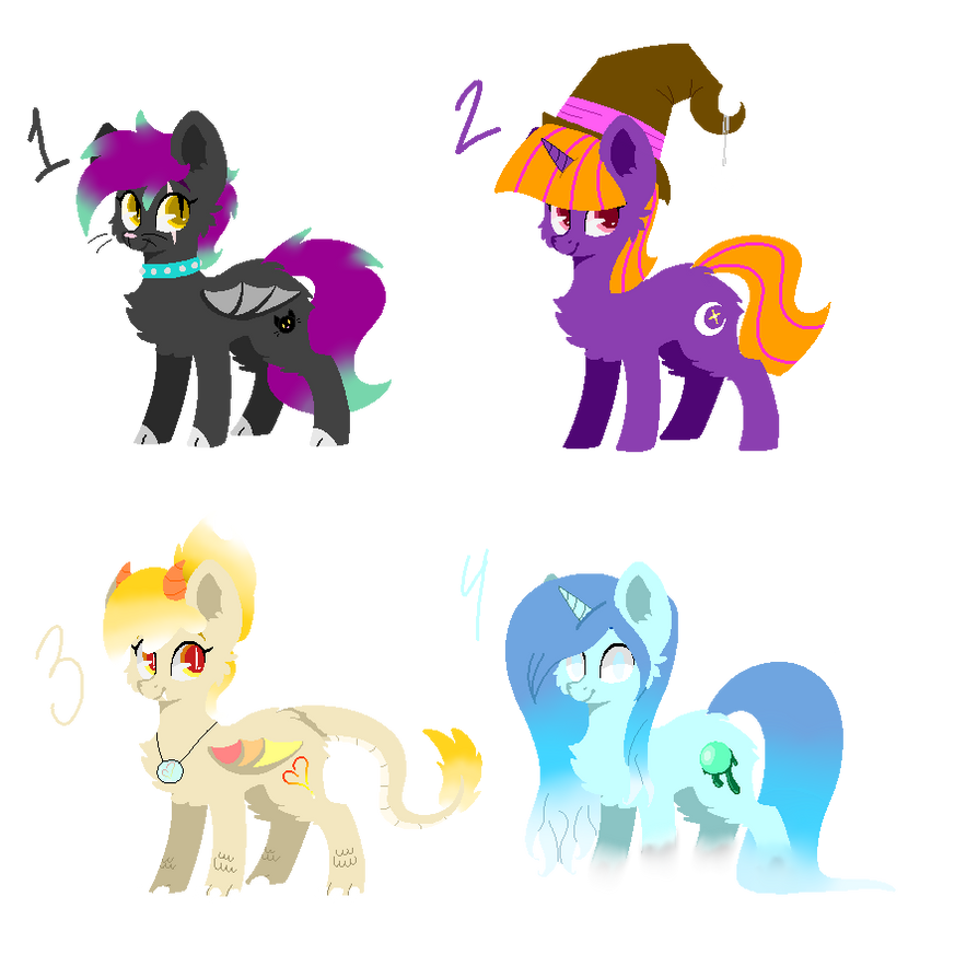 MLP Halloween Adopts by ZephyrCentauri on DeviantArt MLP Halloween Adopts by ZephyrCentauri on DeviantArt