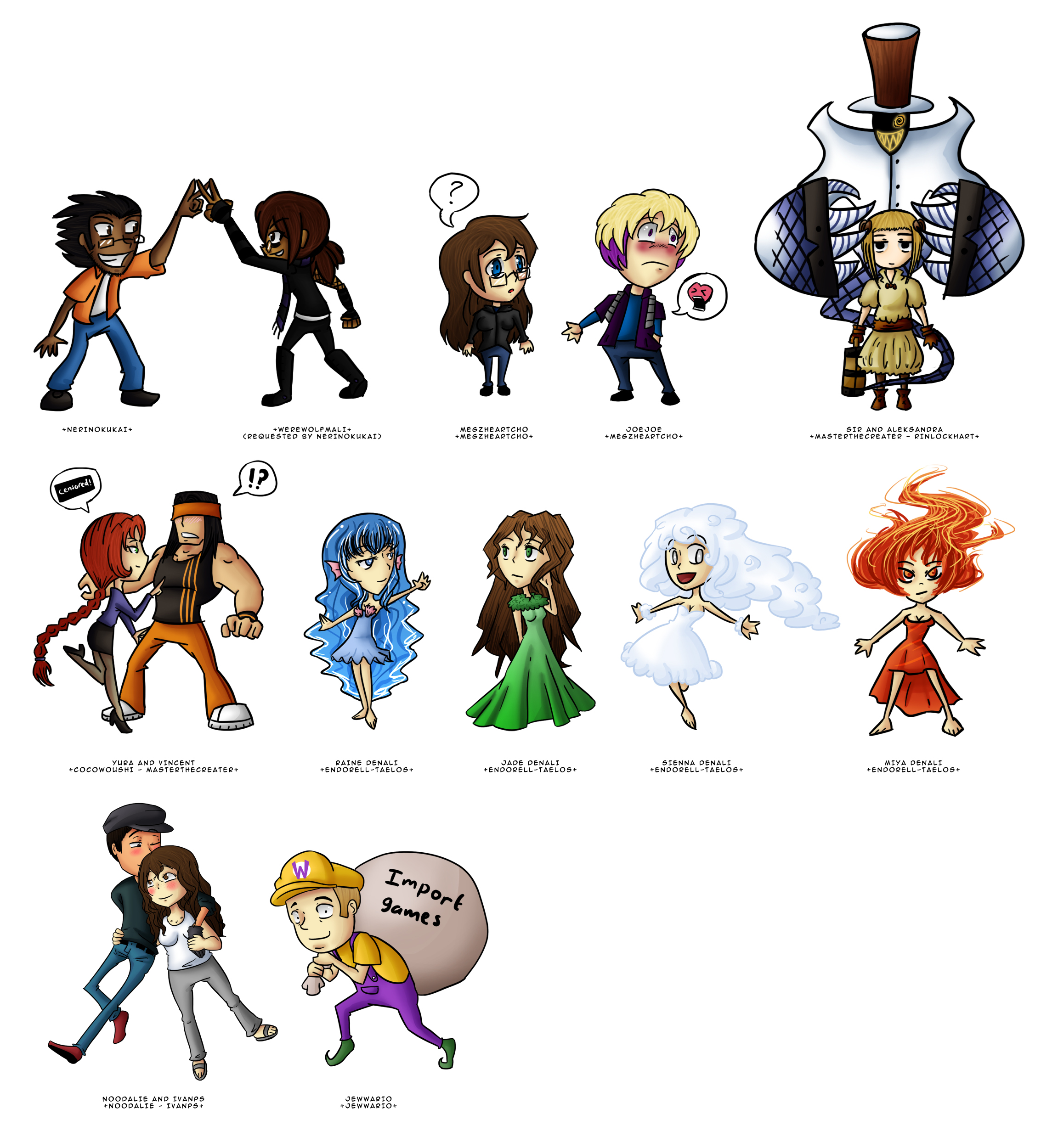 Chibi Parade 2 By Drcrafty On Deviantart