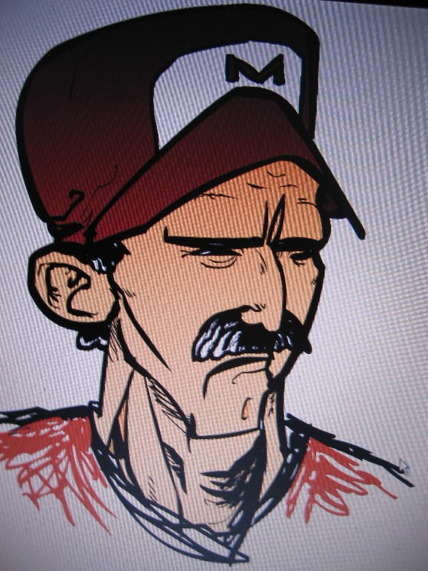 serious mario by baseballfury on DeviantArt