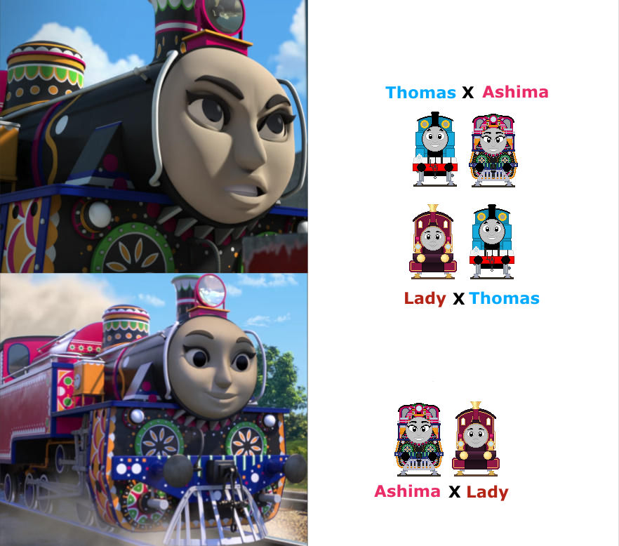 Ashima X Lady Vs Thomas X Ashima And Thomas X Lady By Thequeenof Cats On Deviantart