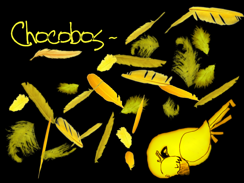 Chocobo Wallpaper X3 by Mizu2334 on DeviantArt