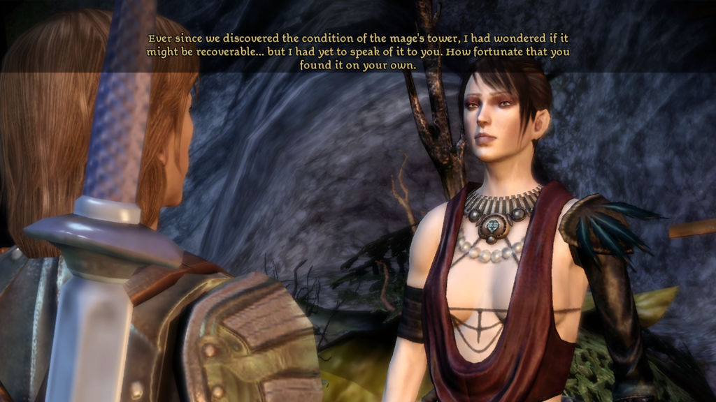 DAO Giving Morrigan the Black Grimoire by SPARTAN22294 on DeviantArt DAO Giving Morrigan the Black Grimoire by SPARTAN22294 on DeviantArt