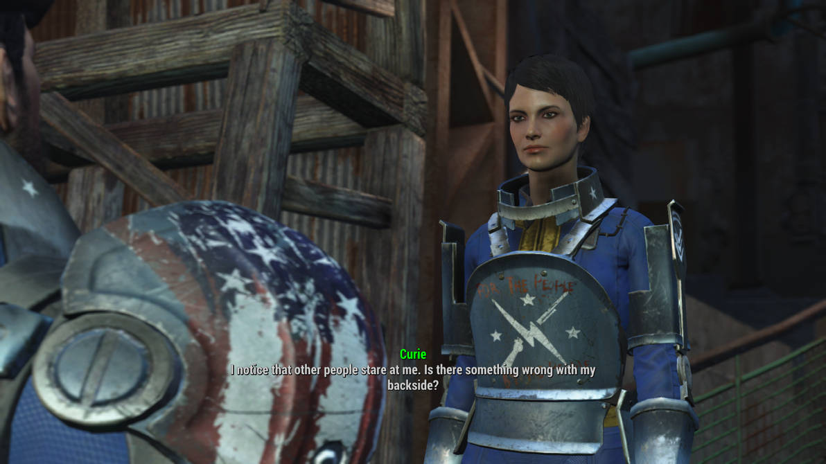 Fallout 4 Curies Adjusting To Her Synth Body By Spartan22294 On Deviantart