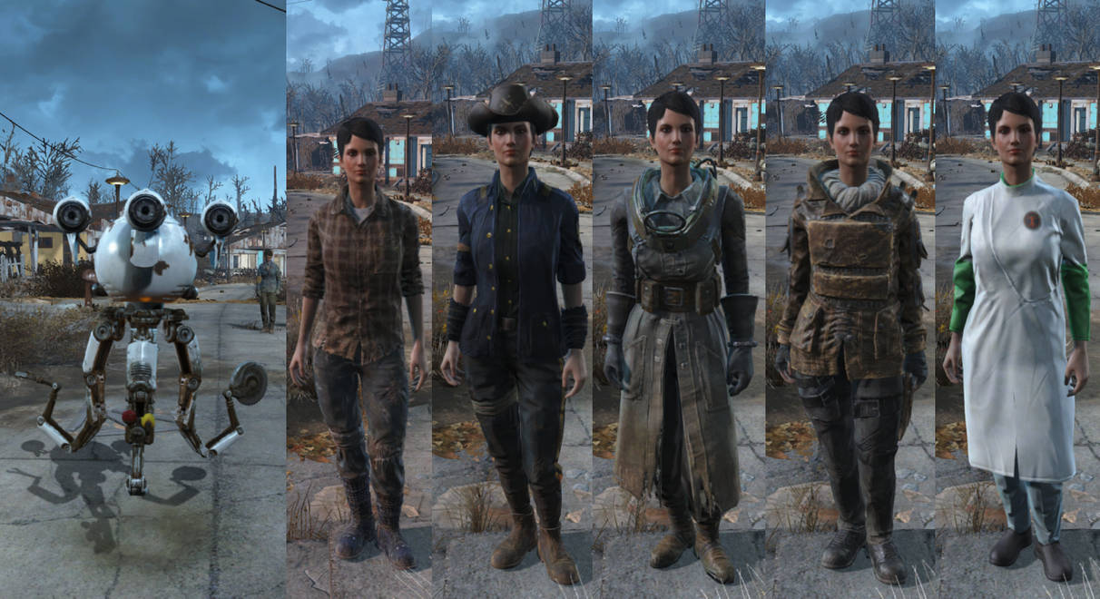 Fallout 4 Curie In The Faction Outfits By Spartan22294 On Deviantart