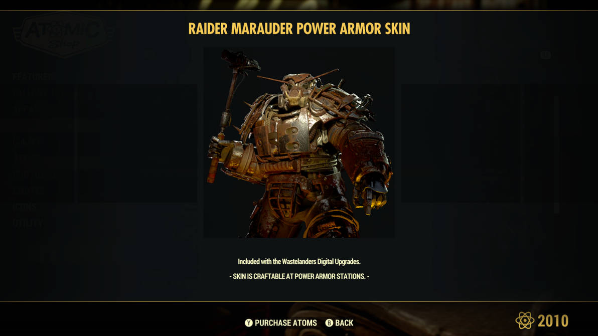 Fallout 76: Raider Marauder Power Armor by SPARTAN22294 on DeviantArt Fallout 76: Raider Marauder Power Armor by SPARTAN22294 on DeviantArt