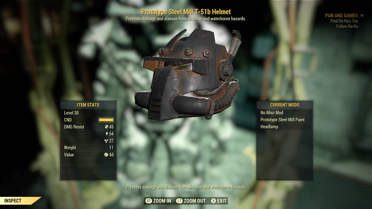 Fallout 76 Prototype Steel Mill Power Armor Helmet by SPARTAN22294 on ... Fallout 76 Prototype Steel Mill Power Armor Helmet by SPARTAN22294 on ...