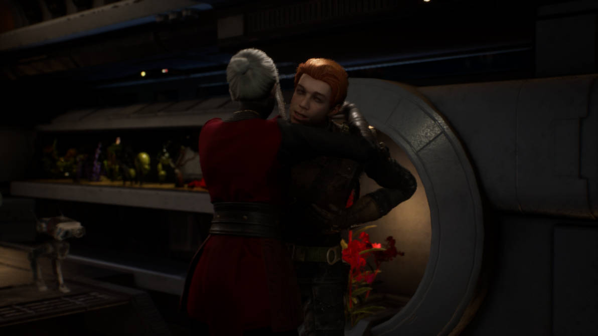 Sw Jfo Nightsister Merrin Hugs Cal Kestis By Spartan22294 On Deviantart