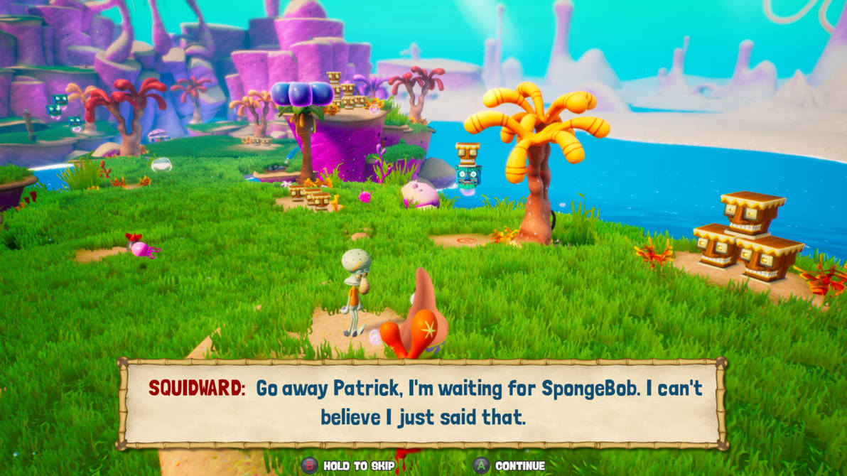 Sbsp Bfbb Patrick Talking To Squidward In Jf By Spartan22294 On Deviantart