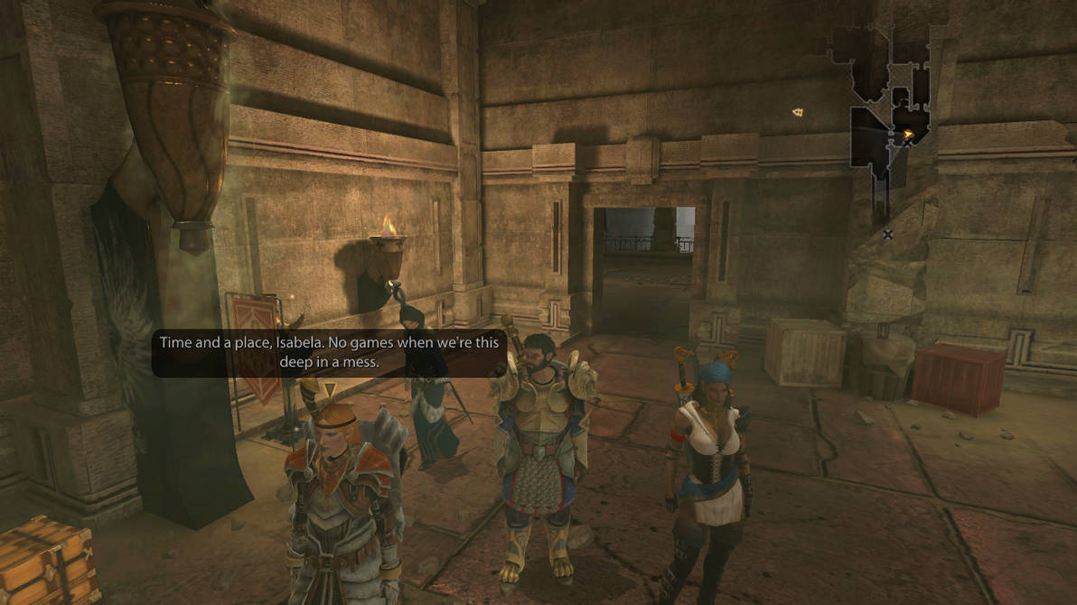 Da2 Aveline Talks With Isabela In Legacy By Spartan22294 On Deviantart