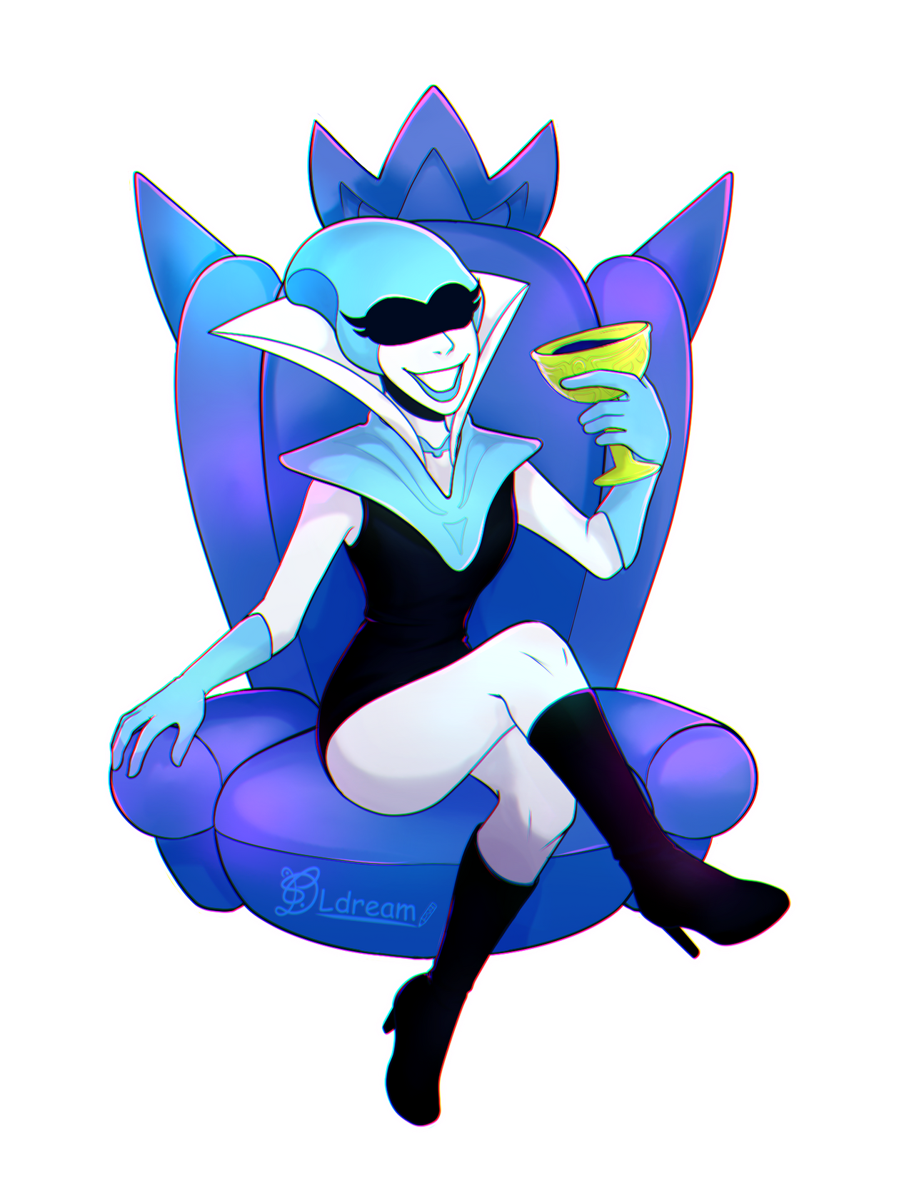 Deltarune The Queen By Dldream On Deviantart