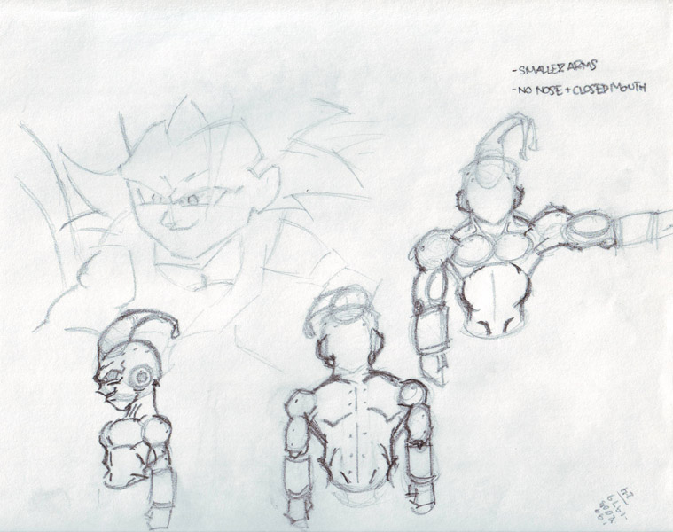 Kid Buu 'schematics' by DaemonCorps on DeviantArt