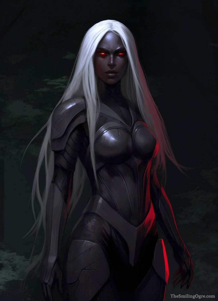 Drow Female By Thesmilingogre On Deviantart
