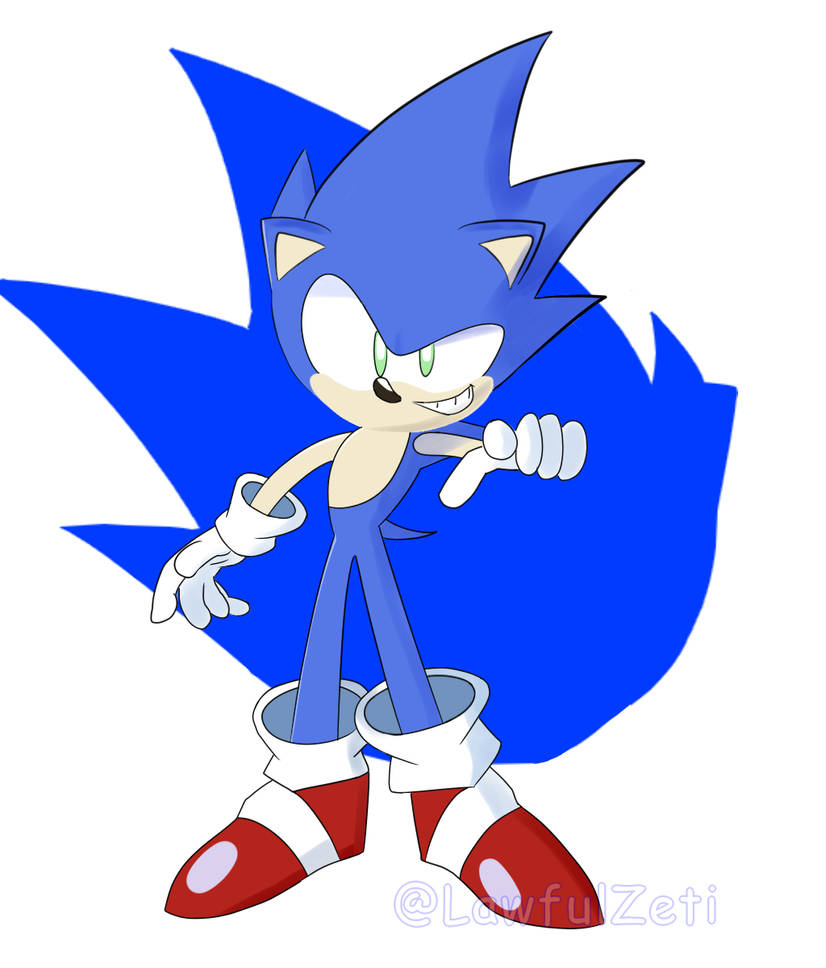 Toei Modern Sonic by LawfulZeti on DeviantArt Toei Modern Sonic by LawfulZeti on DeviantArt
