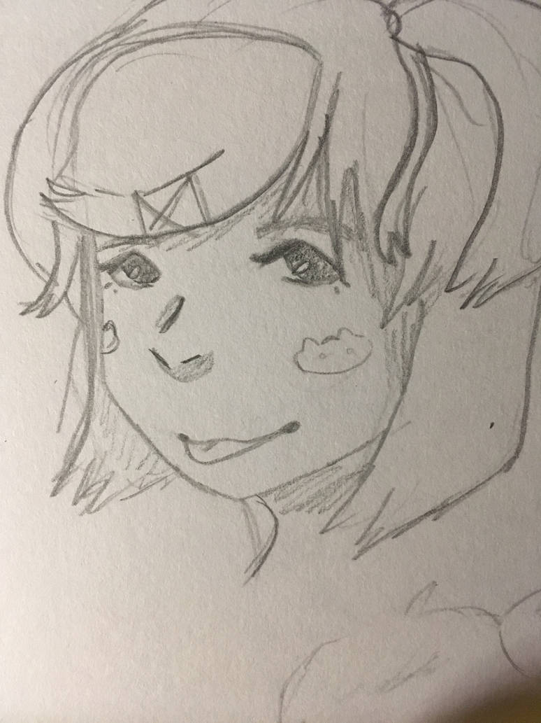Natsuki Redraw By Spookyjimin On Deviantart