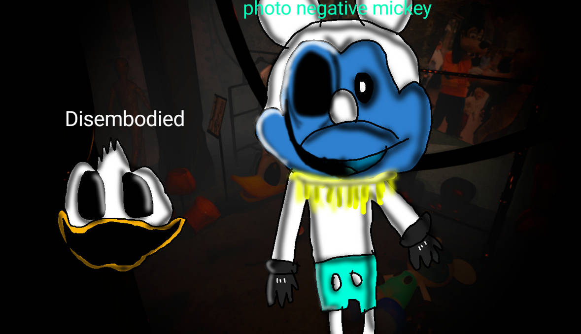 Disembodied And Photo Negative Mickey By Deaquinosiqueira On Deviantart