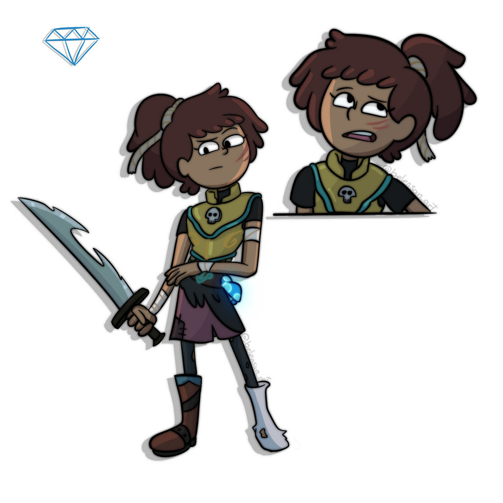 Amphibia Swap Alternative Universe Anne Boonchuy By Belensan Art On Deviantart