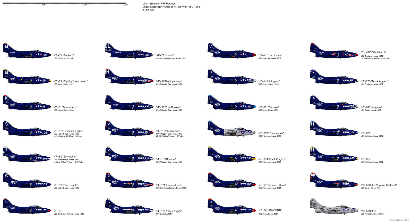 Grumman F9f Panther Usn Korean War By Darthpandanl On Deviantart