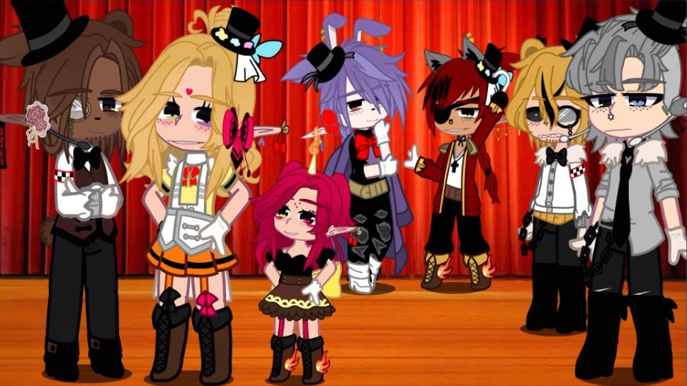 Fnaf 1 As Humans In Gacha Club By Itzlunayt On Deviantart