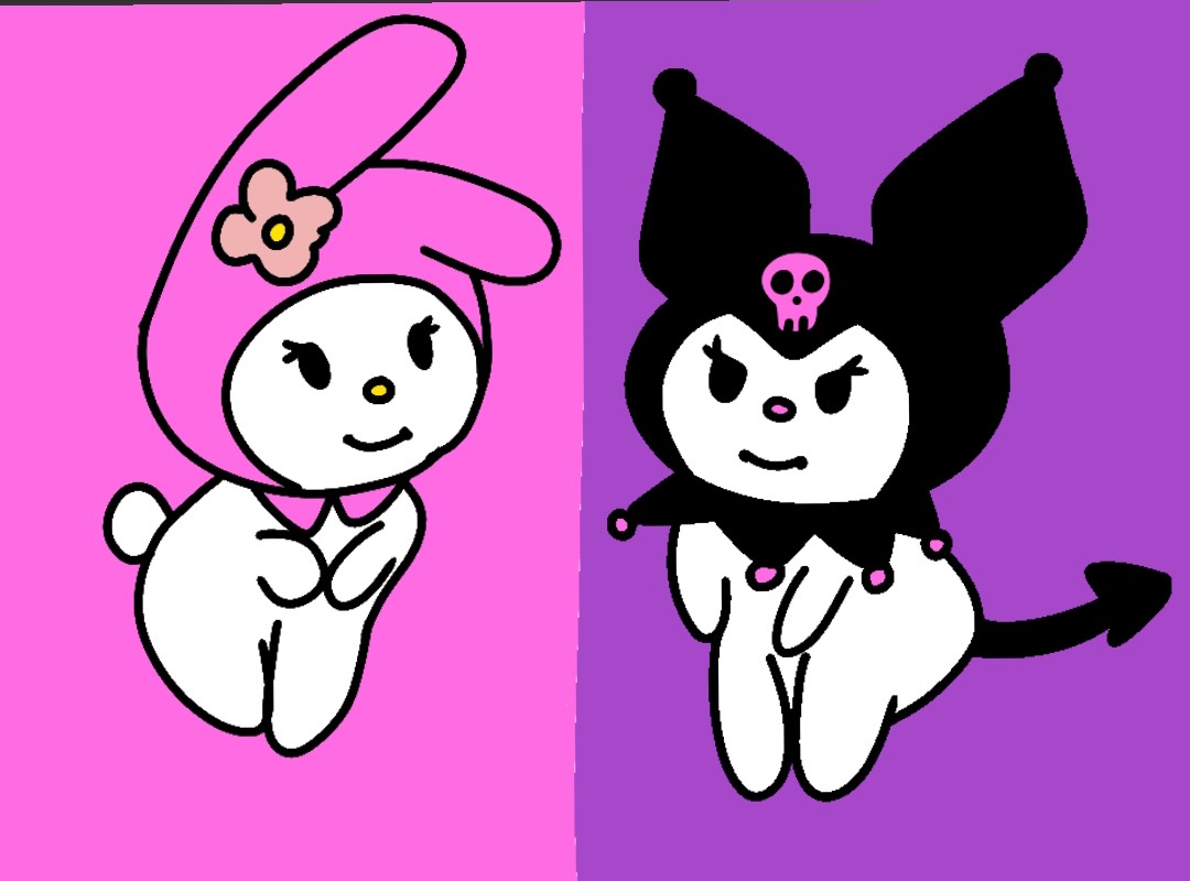 My Melody X Kuromi By Dosneyenterprises On Deviantart