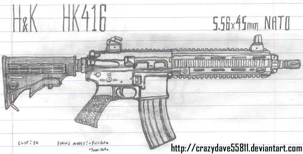 HK 416.....................old by CrazyDave55811 on DeviantArt