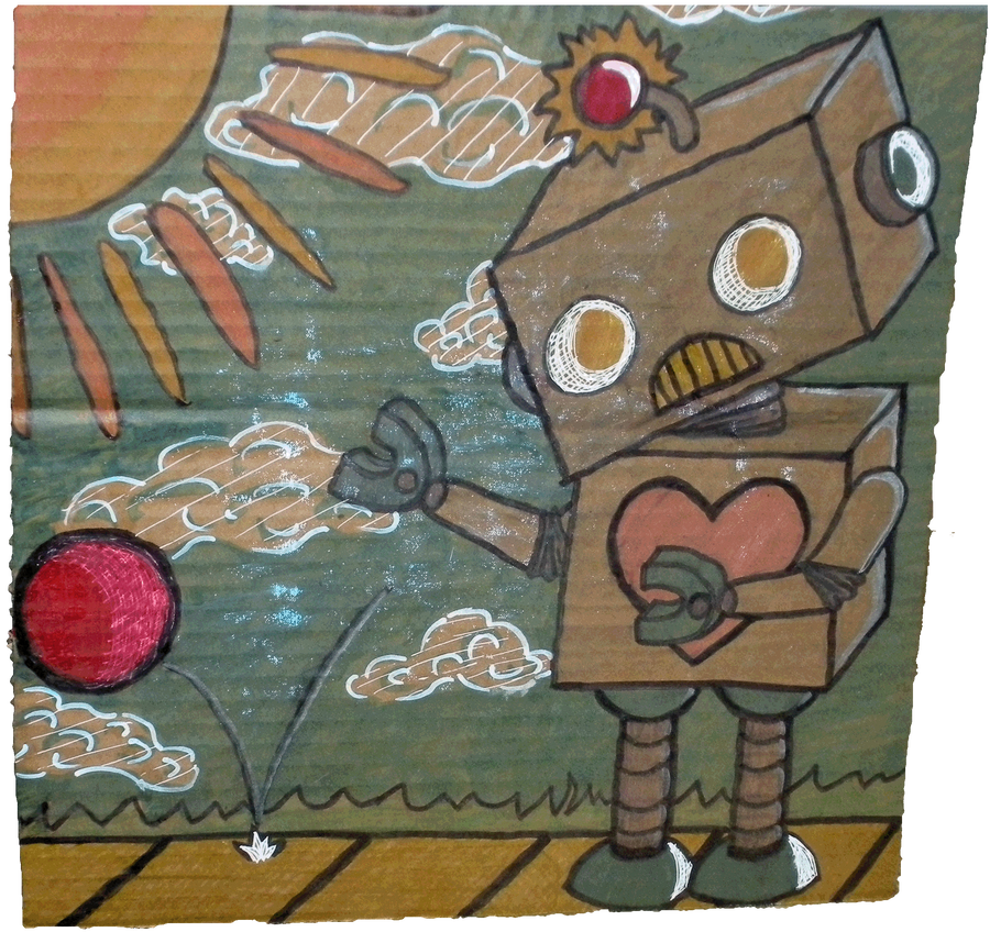 Cardboard Robot D By MetallicLlamaKid On DeviantArt cardboard-robot-d-by-metallicllamakid-on-deviantart