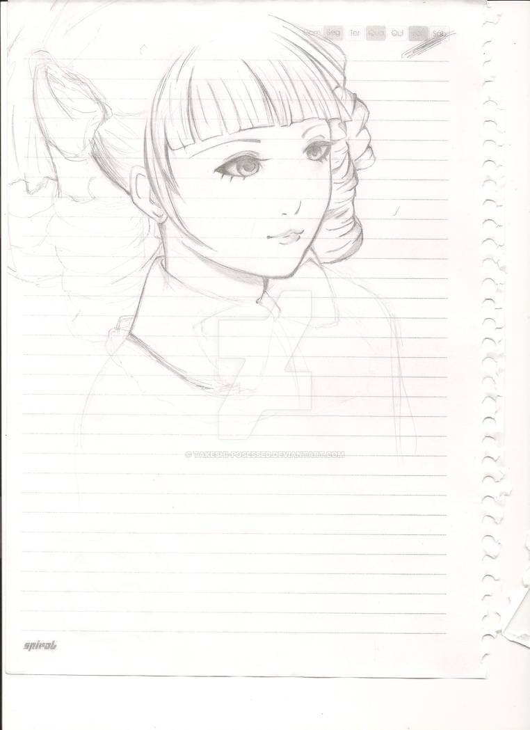 Anime Girl Sketch 3 By Takeshi Posessed On Deviantart