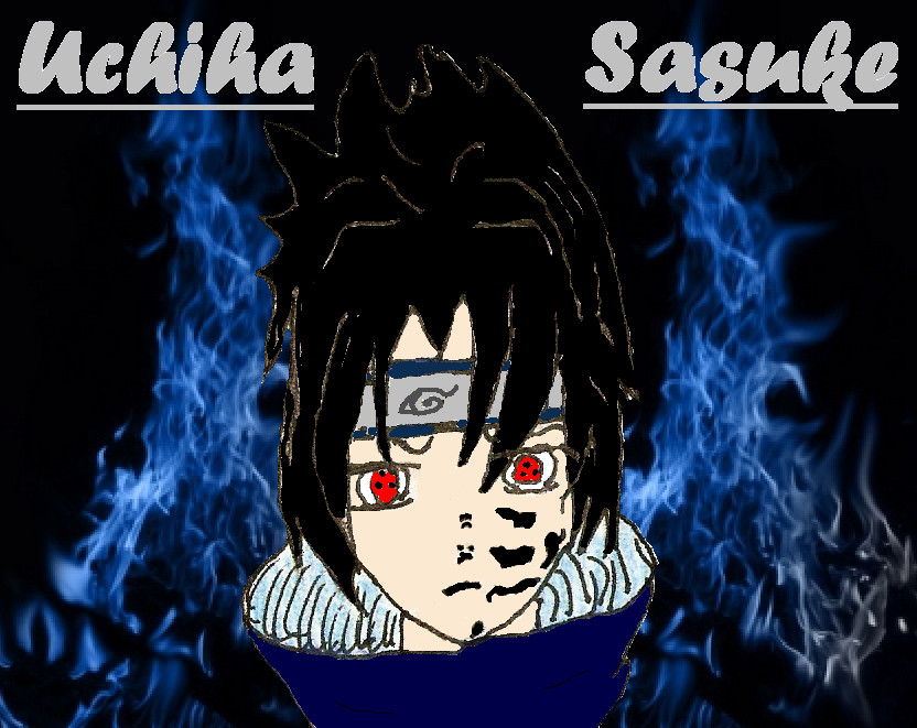 Sasuke With Fire by KayaKasier on DeviantArt