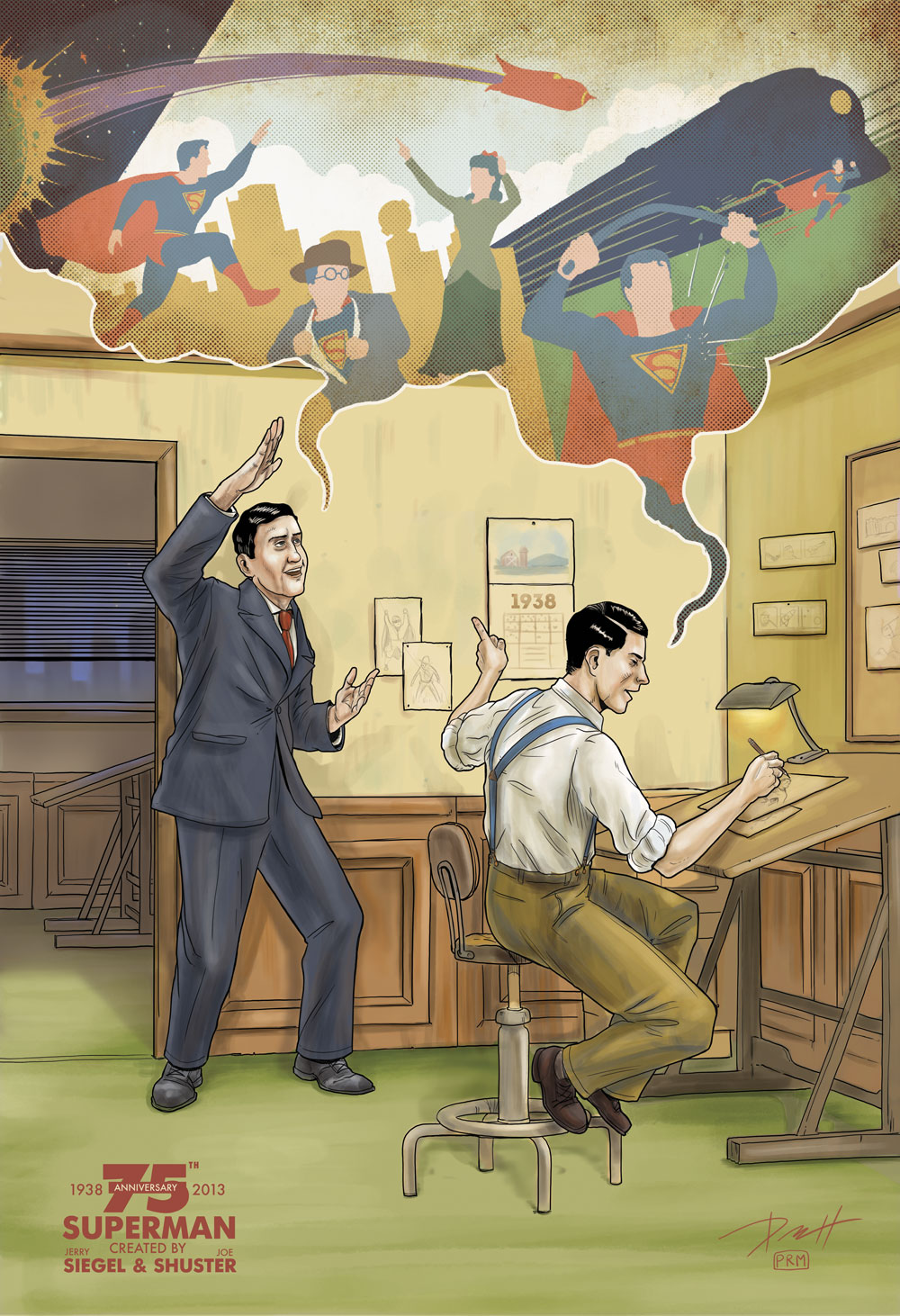 Superman 75th Anniversary by PaulRomanMartinez on DeviantArt Superman 75th Anniversary by PaulRomanMartinez on DeviantArt