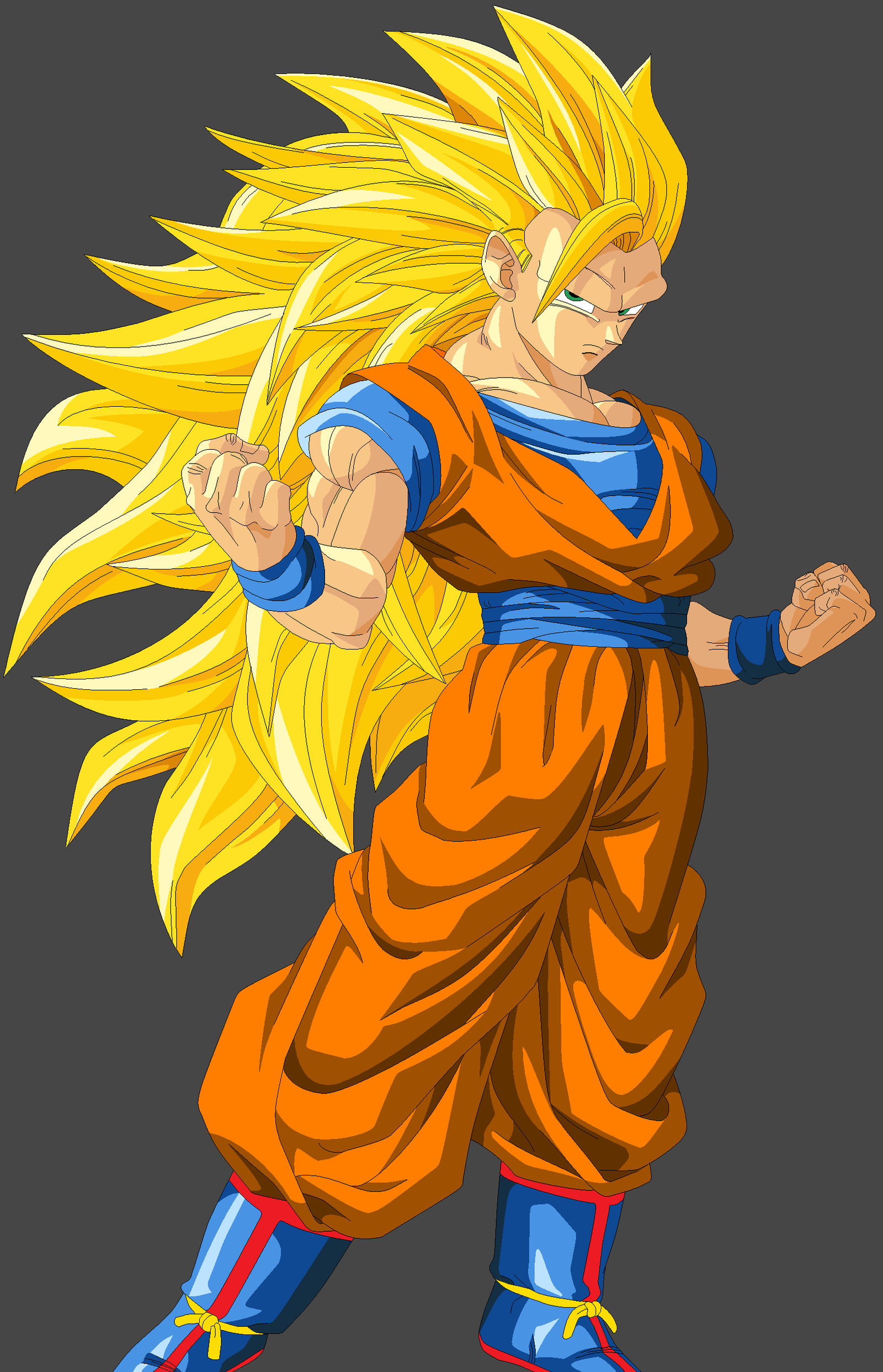 Super Sayian 3 Goku by GundamGPO3 on DeviantArt Super Sayian 3 Goku by GundamGPO3 on DeviantArt