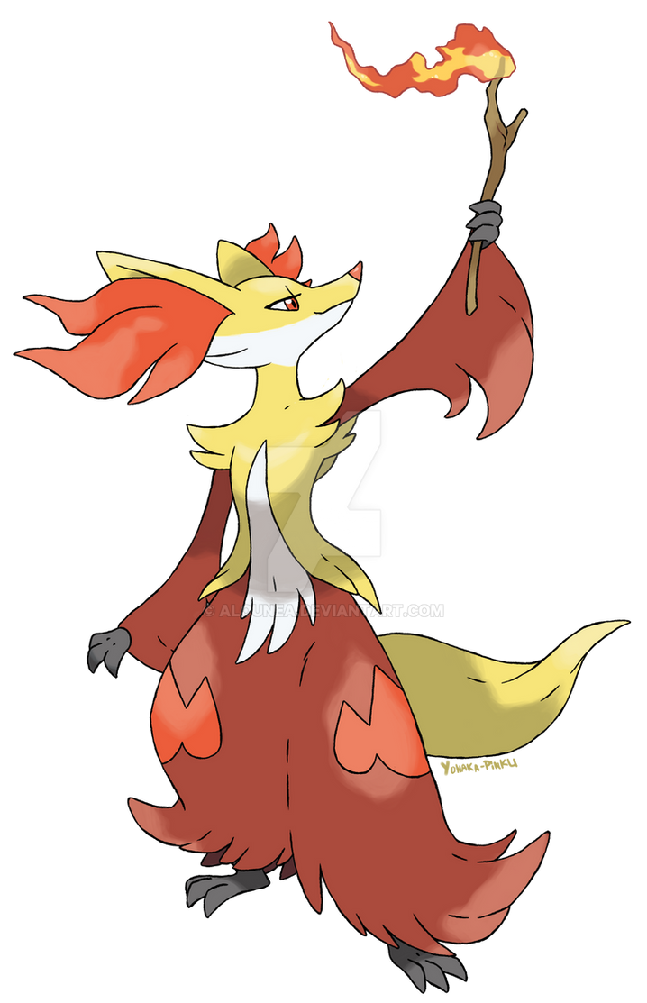 Delphox Goupelin By Alounea On Deviantart