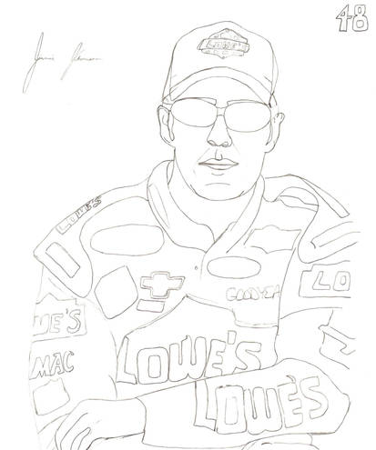 jimmy johnson coloring pages