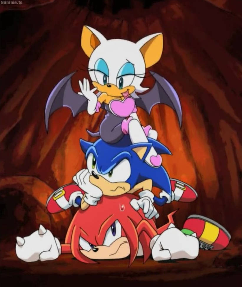Sonic X E48 Knuckles Rouge Sonic By Geedirosso On Deviantart