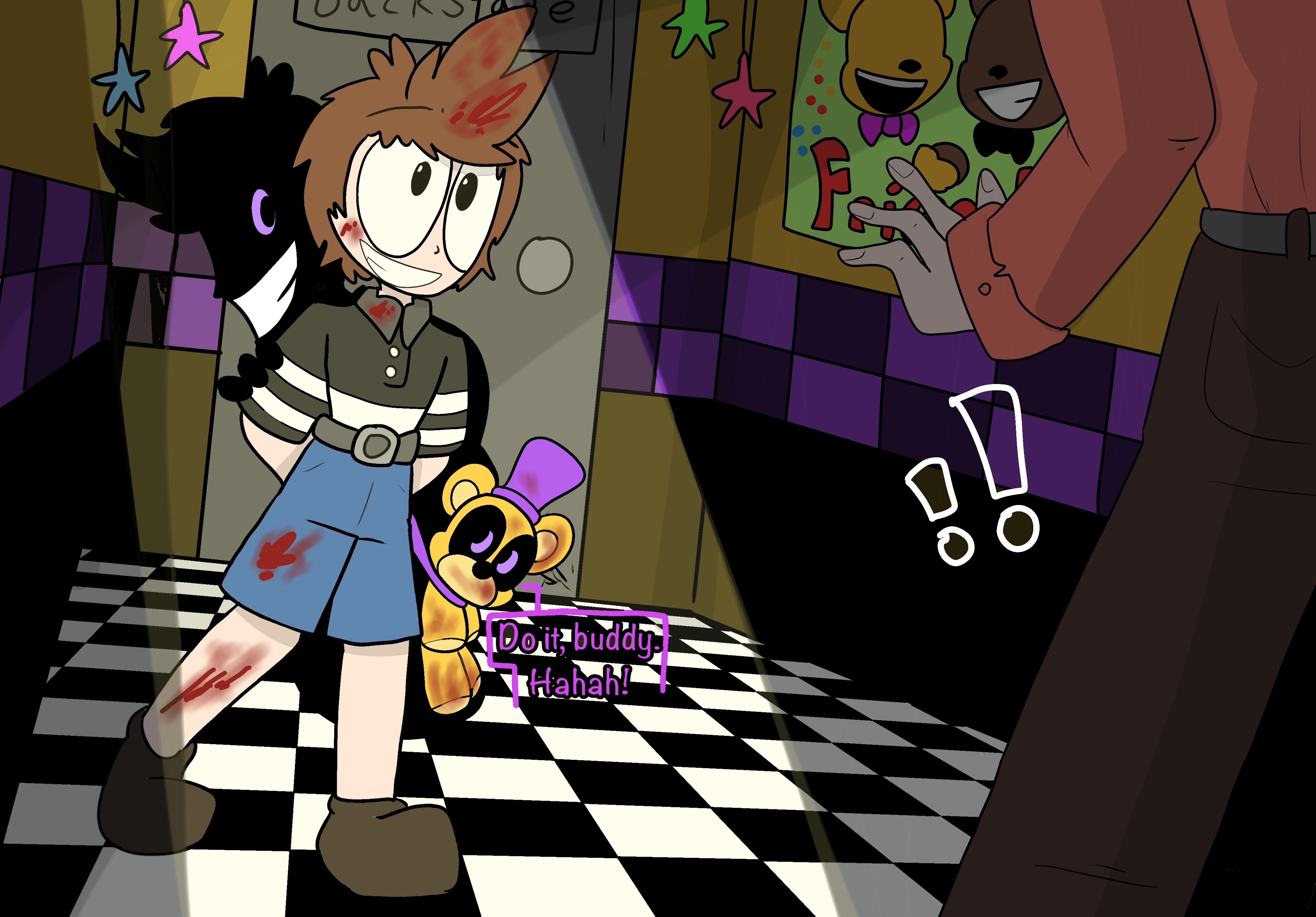 Fnaf What If Evan Was Williams Apprentice By Cintangallery On Deviantart