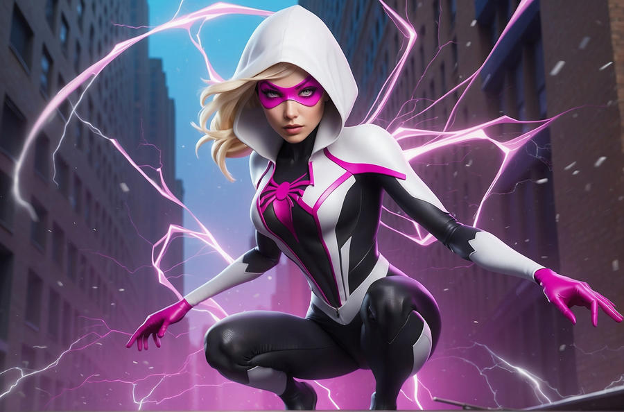 Spider Gwen 8 By Samanthaai On Deviantart