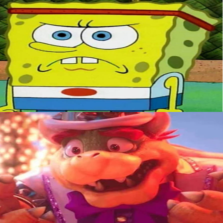 Spongebob Is Angry After Bowser By Zmcdonald09 On Deviantart