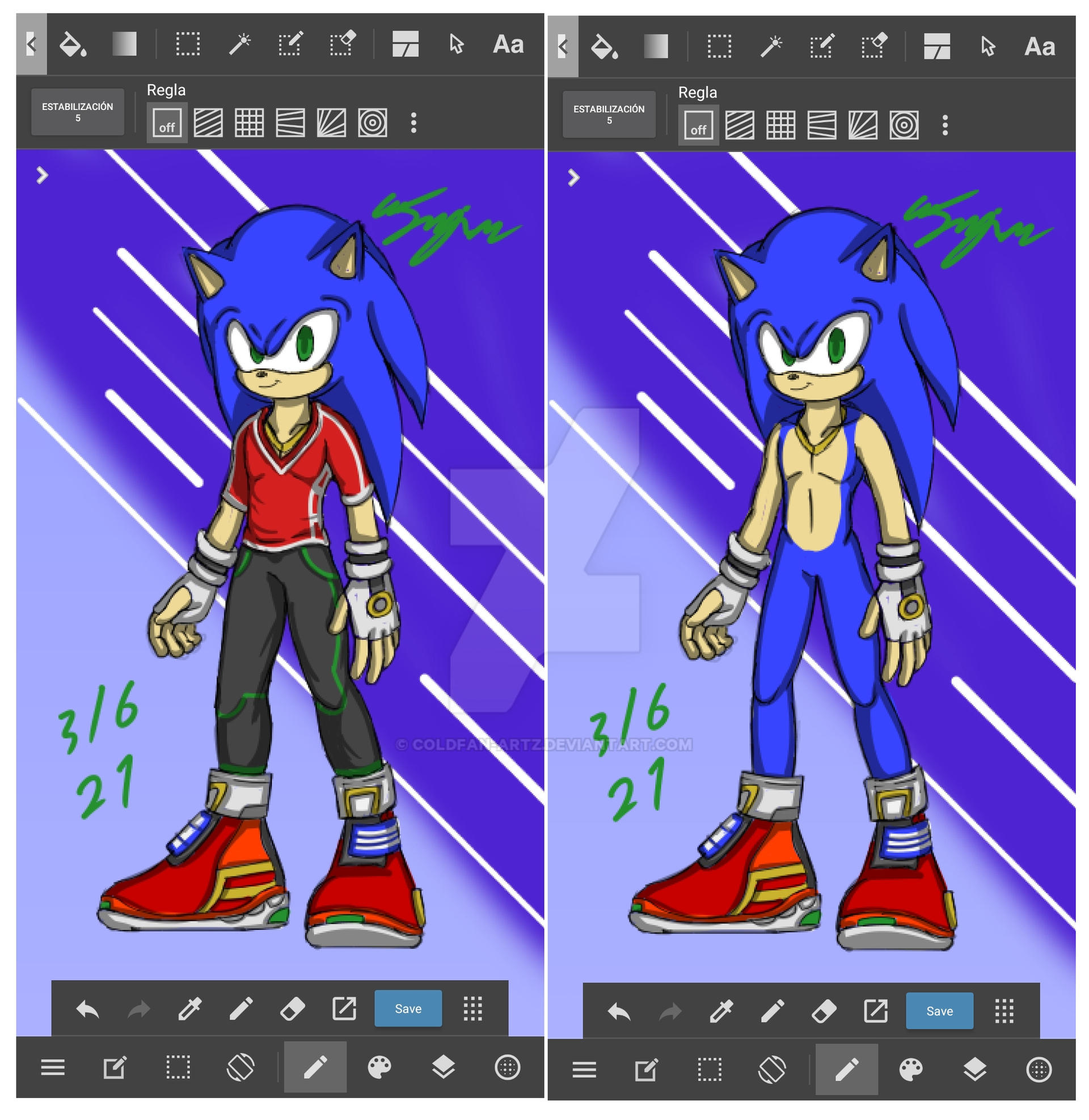 Sonic Neo Mobius By Coldfan Artz On Deviantart
