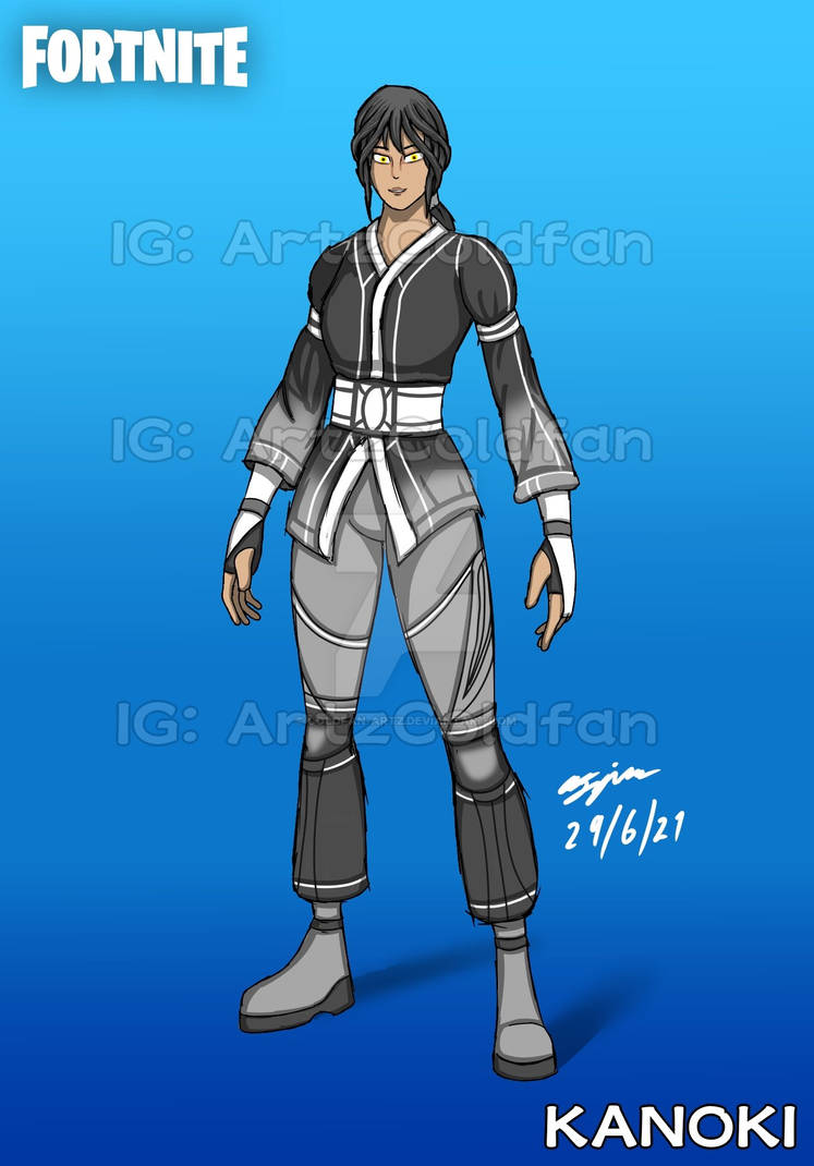 Kanoki Fortnite Skin Concept By Coldfan Artz On Deviantart