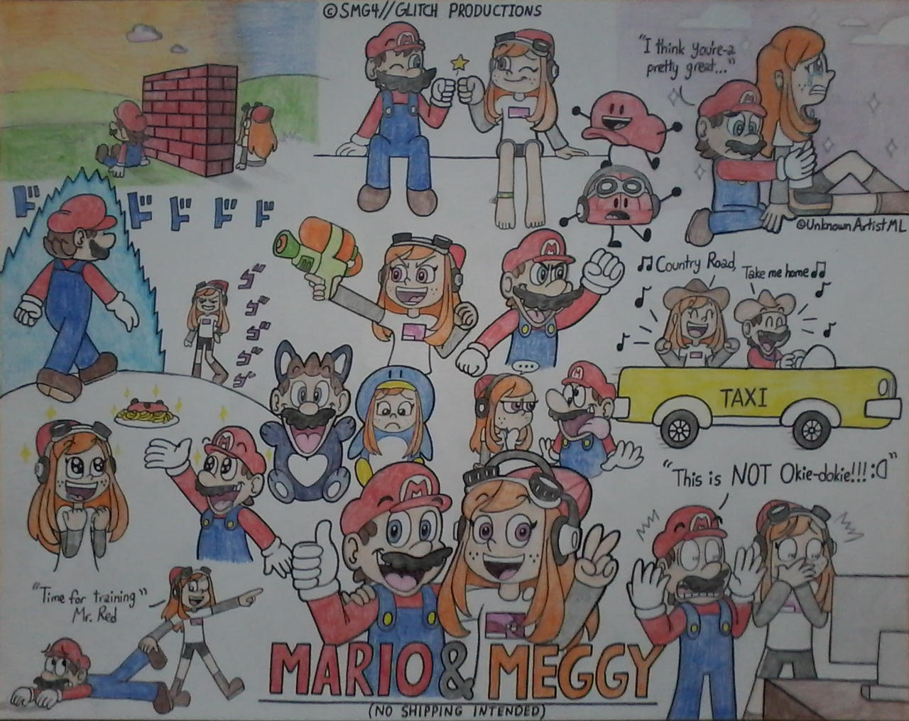 Mario and Meggy by UnknownArtistML on DeviantArt Mario and Meggy by UnknownArtistML on DeviantArt