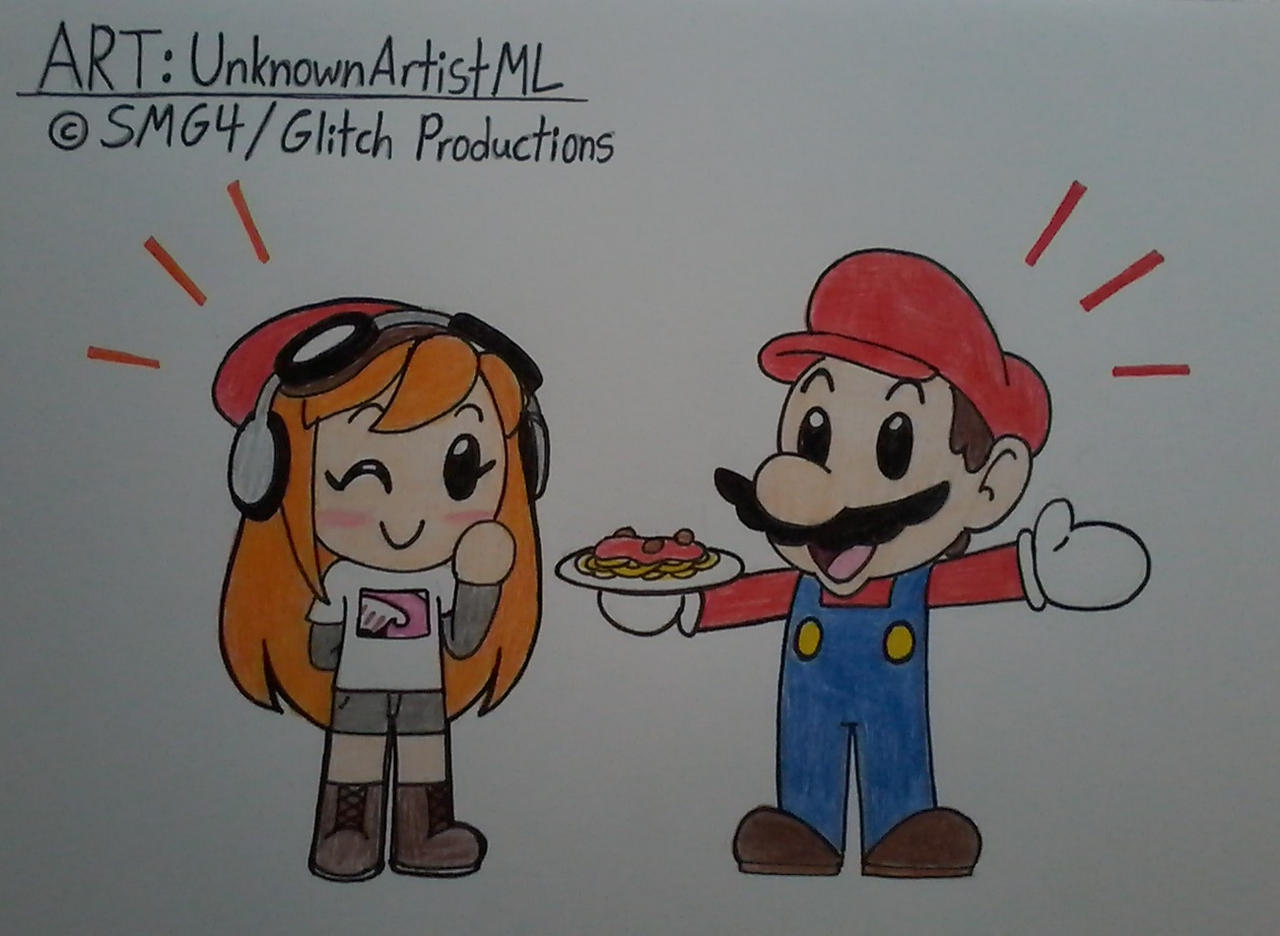 Chibi Meggy and Mario by UnknownArtistML on DeviantArt Chibi Meggy and Mario by UnknownArtistML on DeviantArt